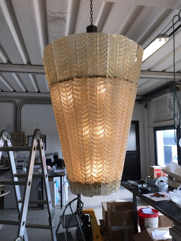 Large Floated Glass Lanterns — italian-lighting-center